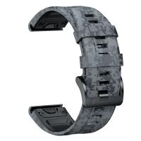 China Adjustable Breathable Quick Release Camouflage Silicone Waterproof Fashion for Garmin Fenix7 22mm 26mm Smart Watch Bands for sale