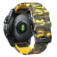 China Adjustable Breathable Quick Release Camouflage Silicone Waterproof Fashion for Garmin Fenix7 22mm 26mm Smart Watch Bands for sale
