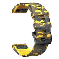 China Adjustable Breathable Quick Release Camouflage Silicone Waterproof Fashion for Garmin Fenix7 22mm 26mm Smart Watch Bands for sale