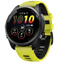 China Eraysun LSXJ-026 Silicone Strap Stainless Steel Buckle Soft Rubber Waterproof Fashion Smart Watch Band Garmin Forerunner 265 for sale