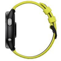 China Eraysun LSXJ-026 Silicone Strap Stainless Steel Buckle Soft Rubber Waterproof Fashion Smart Watch Band Garmin Forerunner 265 for sale
