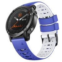China Eraysun Trapezoidal Quick Release Silicone Strap Soft Rubber Waterproof Fashion Smart Watch Band for Garmin Fenix7 22mm for sale