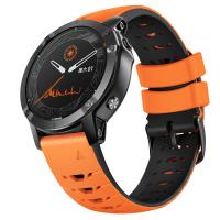 China Eraysun Trapezoidal Quick Release Silicone Strap Soft Rubber Waterproof Fashion Smart Watch Band for Garmin Fenix7 22mm for sale