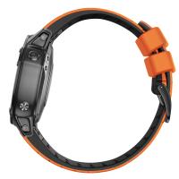 China Eraysun Trapezoidal Quick Release Silicone Strap Soft Rubber Waterproof Fashion Smart Watch Band for Garmin Fenix7 22mm for sale