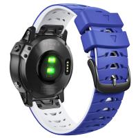 China Eraysun Trapezoidal Quick Release Silicone Strap Soft Rubber Waterproof Fashion Smart Watch Band for Garmin Fenix7 22mm for sale