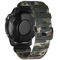 China Eraysun Quick Release Sublimation Nylon Strap Colorful Camouflage Fashion Smart Watch Band for Garmin Fenix7 LSXJ-017 22mm 26mm for sale