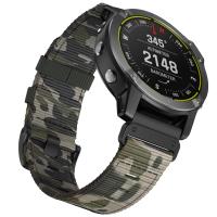 China Eraysun Quick Release Sublimation Nylon Strap Colorful Camouflage Fashion Smart Watch Band for Garmin Fenix7 LSXJ-017 22mm 26mm for sale