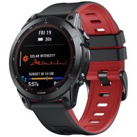 China Eraysun Quick Release Two Colors Silicone Strap Soft Rubber Waterproof Fashion Smart Watch Band for Garmin Fenix7 26mm for sale