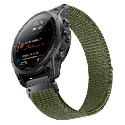China Eraysun Quick Release 02 Magic Stick Nylon Strap Fashion Smart Watch Band Accessories for Garmin Fenix7 22mm 26mm for sale