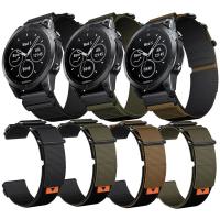 China Eraysun Quick Release Two Colors Nylon SHK Strap Fashion Smart Watch Band Accessories for Garmin Fenix7 22mm 26mm for sale