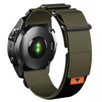 China Eraysun Quick Release Two Colors Nylon SHK Strap Fashion Smart Watch Band Accessories for Garmin Fenix7 22mm 26mm for sale