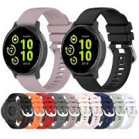 China Eraysun Colorful Liquid Silicone Strap Steel Buckle Soft Rubber Waterproof Fashion Smart Watch Band for Garmin Vivoactive5 for sale