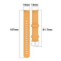 China Eraysun 14mm Silicone Watch Strap for Garmin Lily2 Smart Silicone Watch Bands for Garmin Lily2 Active Watch Bands for sale