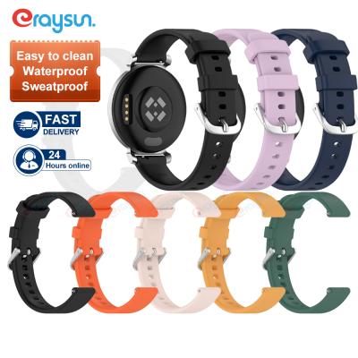 China Eraysun 14mm Silicone Watch Strap for Garmin Lily2 Smart Silicone Watch Bands for Garmin Lily2 Active Watch Bands for sale