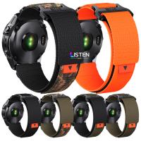 China Eraysun Elastic Watch Bands for Garmin 22mm 26mm Quick Fit Nylon Watch Bands Sport Adjustable Breathable Replaceable Strap for sale