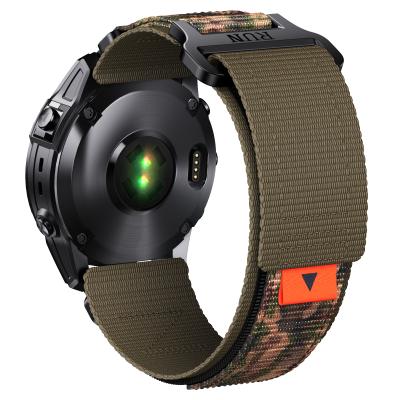 China Eraysun Elastic Watch Bands for Garmin 22mm 26mm Quick Fit Nylon Watch Bands Sport Adjustable Breathable Replaceable Strap for sale