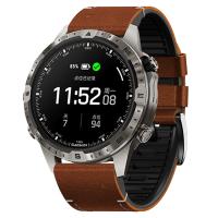 China Eraysun 22/26mm for Garmin Watch Band Luxury Leather Sport Breathable Replaceable Unique Strap for sale