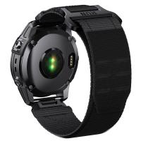 China Eraysun 22mm 26mm Luxury Nylon Quick Fit Bands for Gamin Watch Sport Adjustable Breathable Unique Elastic Strap for sale