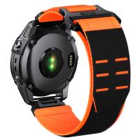 China Eraysun 22mm 26mm Luxury Nylon Quick Fit Bands for Gamin Watch Sport Adjustable Breathable Unique Elastic Strap for sale