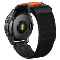 China Eraysun 22mm 26mm Luxury Nylon Quick Fit Bands for Gamin Watch Sport Adjustable Breathable Unique Elastic Strap for sale