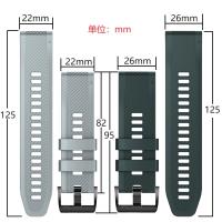 China Adjustable Unique Watchband for Garmin Silicone Watch Bands Luxury Soft Rubber Strap Sport Quick Release Breathable Watch Strap for sale