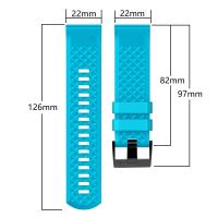 China Eraysun Quick Release for Garmin Silicone Watch Bands Luxury Soft Rubber Strap Sport Breathable Replaceable Waterproof Watchband for sale