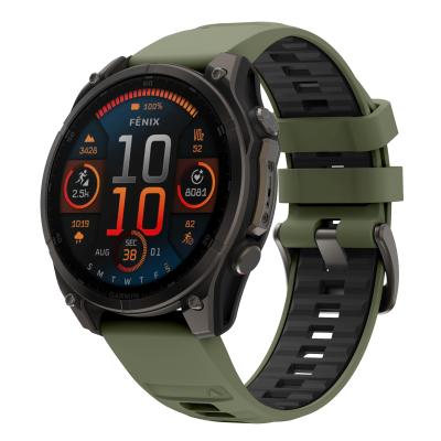 China Eraysun Luxury Silicone for Gramin Fenix 8 Classic 22mm Watch Bands  Breathable Bracelet Mens Adjustable Watch Strap for sale
