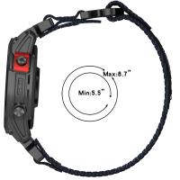 China Eraysun 20/22/26mm Quick Release Elastic Strap Replaceable Bracelet for Garmin Fenix 8/E/Enduro3 Fabric Nylon Watch Band for sale