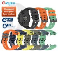 China Eraysun Sports Silicone Strap for Garmin Instinct 3 50mm 45mm Soft Watch Band Breathable Replacement Watch Bands 22mm 26mm for sale