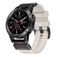 China 22mm 26mm Quick Release Silicone Watch Strap for Garmin Fenix 3 5 5X 6X 7X Replacement Adjustable Watch Bands for sale