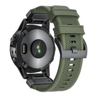 China 22mm 26mm Quick Release Silicone Watch Strap for Garmin Fenix 3 5 5X 6X 7X Replacement Adjustable Watch Bands for sale