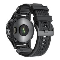 China 22mm 26mm Quick Release Silicone Watch Strap for Garmin Fenix 3 5 5X 6X 7X Replacement Adjustable Watch Bands for sale