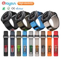 China Eraysun 20mm 22mm Fabric Watch Band for Garmin Vivoactive 4/Venu 3/2/Forerunner 265/255 for Huawei GT5/GT4/GT3 Nylon Watch Strap for sale