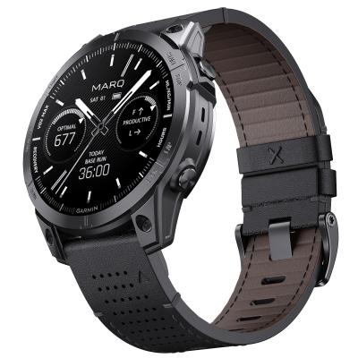 China Eraysun 22mm 26mm Leather Watch Strap for Garmin Fenix5X/5XPlus 6X/6XPro 7X/3/3HR Fenix5 6 7 Instinct Quick Release Watch Band for sale