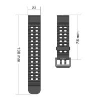China Quick Release Breathable Soft Rubber 22mm 26mm for Garmin Fenix 8 7X 7S 6X 6 Pro 5 5X Forerunner 965 955 945 Watch Bands for sale