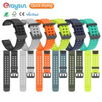 China Quick Release Breathable Soft Rubber 22mm 26mm for Garmin Fenix 8 7X 7S 6X 6 Pro 5 5X Forerunner 965 955 945 Watch Bands for sale