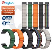 China Ocean Nylon 26mm Fabric Watch Strap for Garmin Fenix 7XPro/5X/Plus/8/3/6X Pro Sport Elastic Quick Release Watch Bands Breathable for sale