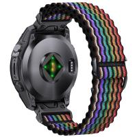 China Ocean Nylon 26mm Fabric Watch Strap for Garmin Fenix 7XPro/5X/Plus/8/3/6X Pro Sport Elastic Quick Release Watch Bands Breathable for sale