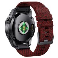 China Eraysun 22mm 26mm for Gamin Watch Luxury Nylon Quick Fit Bands Sport Adjustable Breathable Unique Elastic Strap for sale
