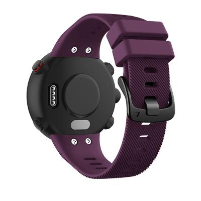 China Eraysun Sports Soft Silicone Case Cover Replacement Watch Band Wrist Strap for Garmin Forerunner 45 45s Smart Watch Accessories for sale