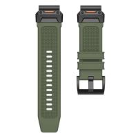 China Eraysun 22mm 26mm Quick Release Strap Adjustable FKM Silicone for Garmin Sport Waterproof Smart Watch Band for sale