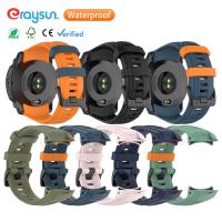 China Eraysun High Quality Silicone Smart Watch Band for Garmin Instinct 3 45MM/50MM Sport Adjustable Replacement Wristband for sale