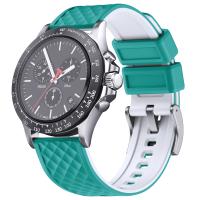 China 18mm 20mm 22mm Soft Sport Rubber Adjustable  Watch Strap for Garmin Venu 2/3 Silicone Watch Bands for sale