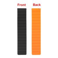 China Silicone Magnetic Watch Bands 16mm 18mm 20mm 22mm for Samsung S3/Active2 for Garmin Forerunner 645/245 Sport Watch Strap for sale