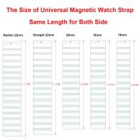 China Silicone Magnetic Watch Bands 16mm 18mm 20mm 22mm for Samsung S3/Active2 for Garmin Forerunner 645/245 Sport Watch Strap for sale