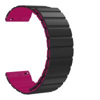 China Silicone Magnetic Watch Bands 16mm 18mm 20mm 22mm for Samsung S3/Active2 for Garmin Forerunner 645/245 Sport Watch Strap for sale