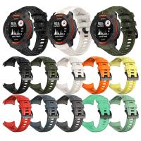 China Original Silicone Strap for Garmin Instinct 3 Accessories 22mm 26mm Sports Adjustable Replaceable Butterfly Buckle Watch Bands for sale