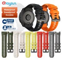 China Original Silicone Strap for Garmin Instinct 3 Accessories 22mm 26mm Sports Adjustable Replaceable Butterfly Buckle Watch Bands for sale
