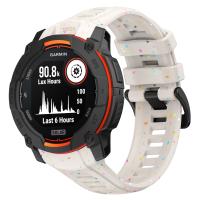 China Original Silicone Strap for Garmin Instinct 3 Accessories 22mm 26mm Sports Adjustable Replaceable Butterfly Buckle Watch Bands for sale