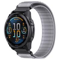 China Eraysun Nylon 25H ABS Buckle Magic Quick Fit Watch Strap for Garmin Fenix 8 22mm 26mm Watch Strap for sale